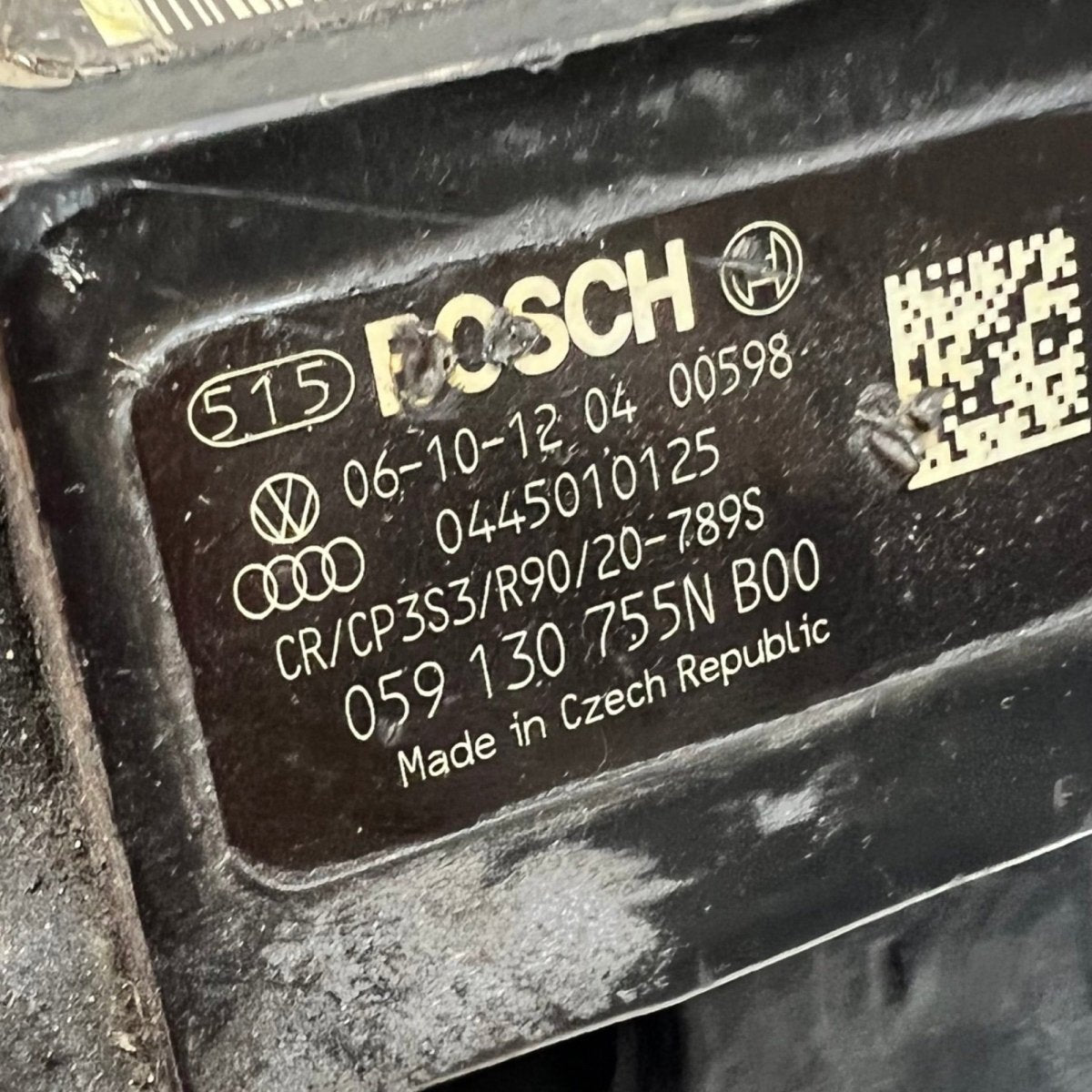 Audi A4 / 3.0l Diesel / High Pressure Fuel Pump / 059130755N / 0445010